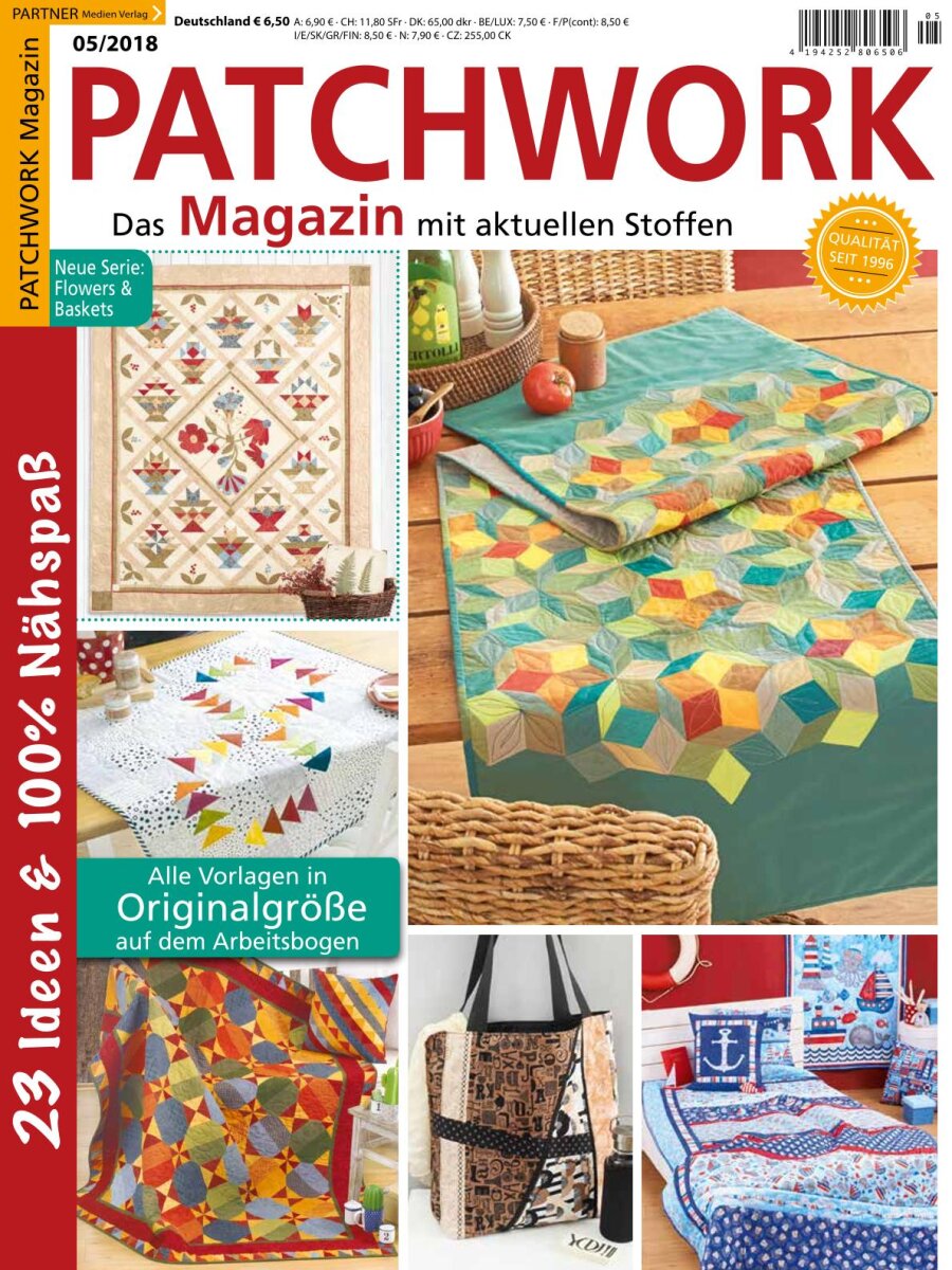 Patchwork Magazin 5/2018 Printausgabe, 4,90