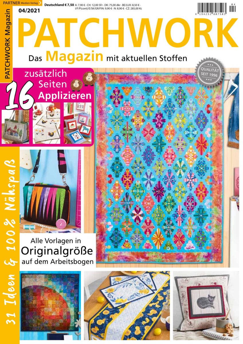 Patchwork Magazin 4/2021 Printausgabe, 5,50
