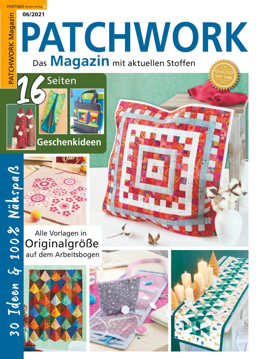 Patchwork Magazin 6/2021 Printausgabe, 5,50