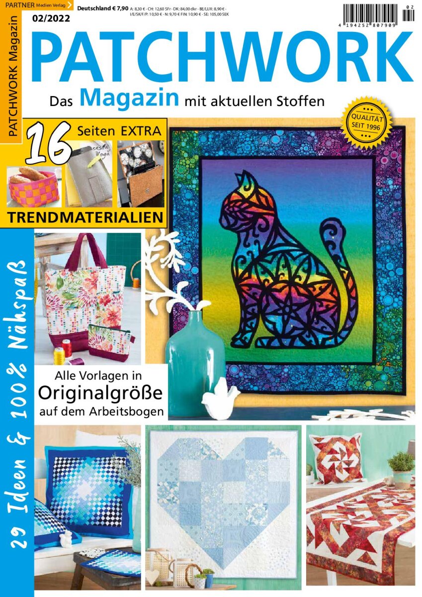 Patchwork Magazin 4/2022 Printausgabe, 5,50