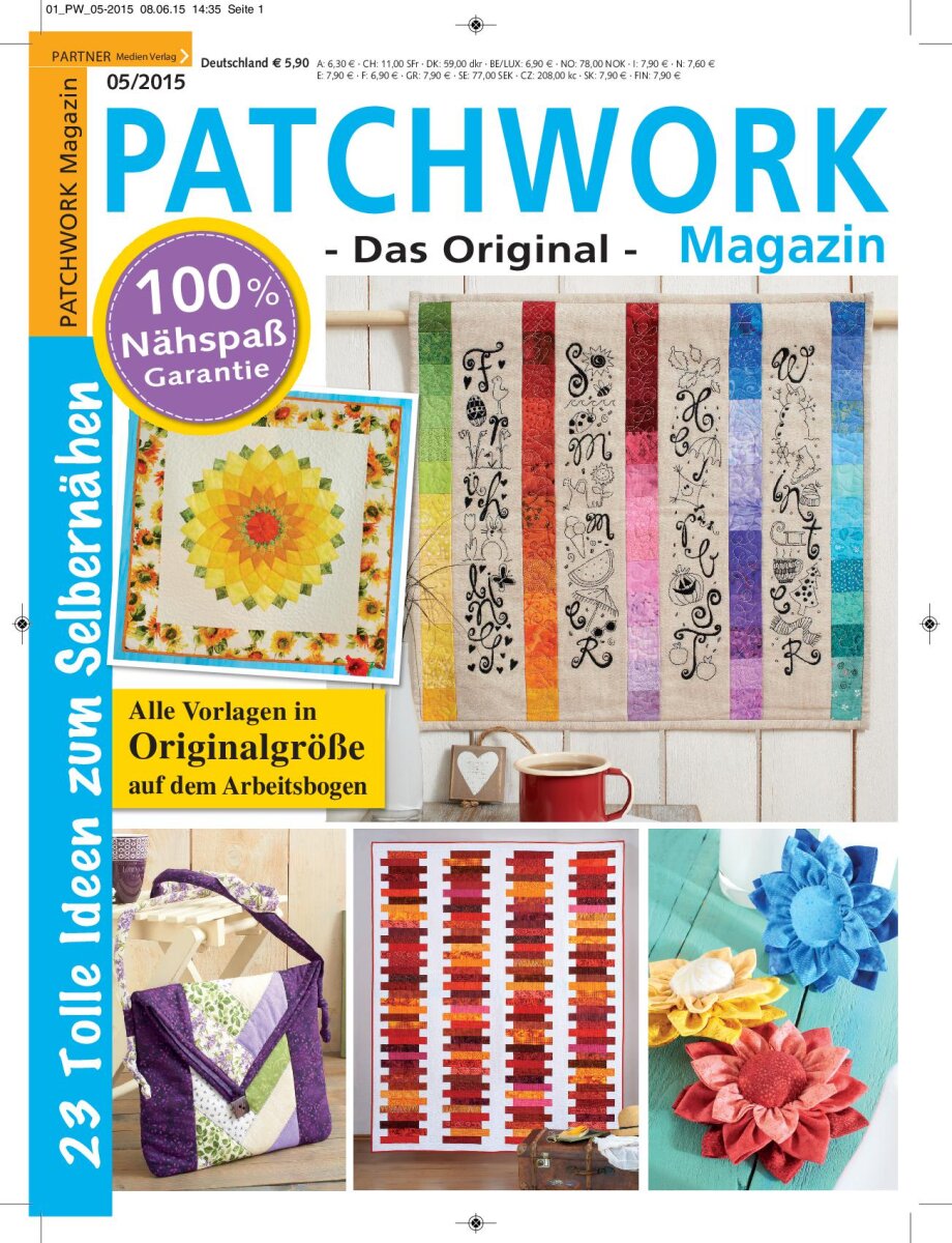 Patchwork Magazin 5/2015 E-Paper, 5,00